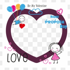 Happy Propose Day Photo Frame With Custom Pics Maker - Propose Day ...