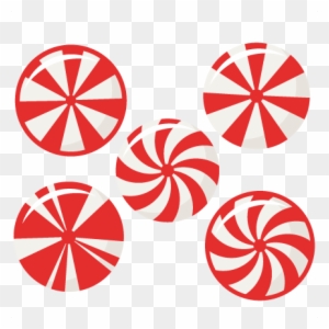 Peppermint Set Scrapbook Clip Art Christmas Cut Outs - Peppermint ...