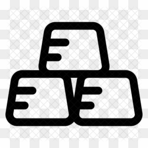 Gold Ingots Icon - Gold Bar - Free Transparent PNG Clipart Images Download