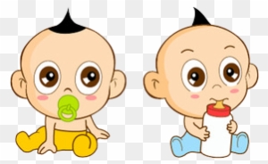 Milk Infant Child Cartoon Cuteness - Baby Twin Icon Png - Free ...