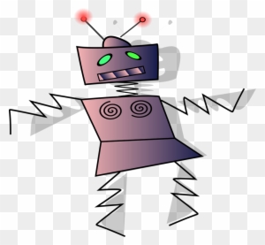 Black And White Stock Anger Clipart Robot - Angry Bot - Free ...