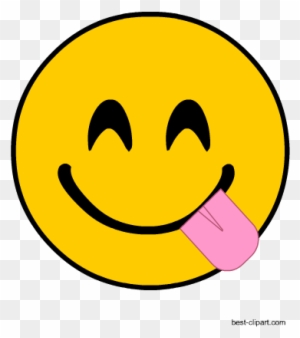Sticking Tongue Out Emoji Clip Art - Printable Smiley Props - Free ...