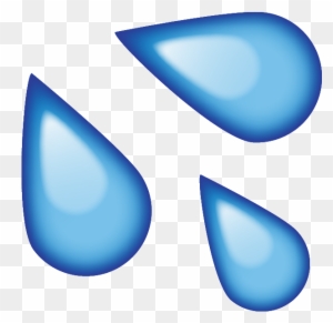 Waterdrops Sweatdrops Drops Water Emoji - Sweat Droplets Emoji - Free ...
