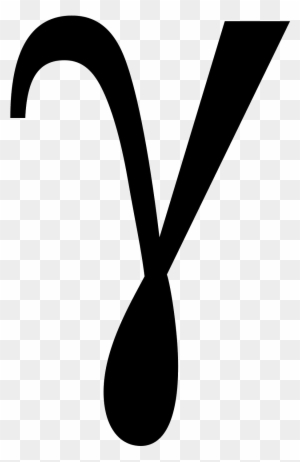 This Logo Has A V-like Shape At The Top, Leading - Gamma Icon - Free ...