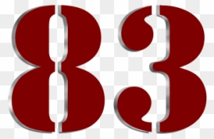 Ncaa Career Touchdowns - Número 83 - Free Transparent PNG Clipart ...