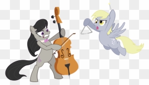 Derpy Hooves Pony Horse Mammal Vertebrate Violin Family - Mlp Octavia ...