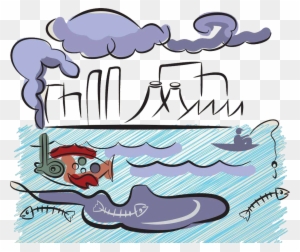 Water Pollution Clip Art - Air And Water Pollution Png - Free ...