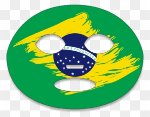 Flag Face Tattoo Fan Brazil - Circle - Free Transparent PNG Clipart ...