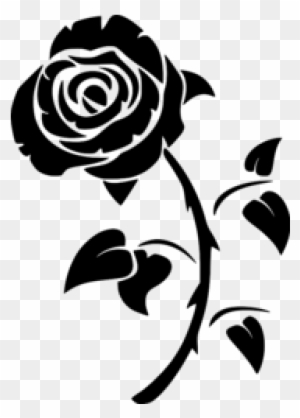 Rosa Dxf De Autocad Clip Art - Rose Svg Silhouette - Free Transparent ...