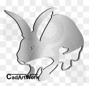 Rabbit Dxf Artwork - Domestic Rabbit - Free Transparent PNG Clipart ...