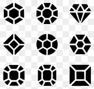 Diamonds - Diamond Top View Vector - Free Transparent PNG Clipart ...