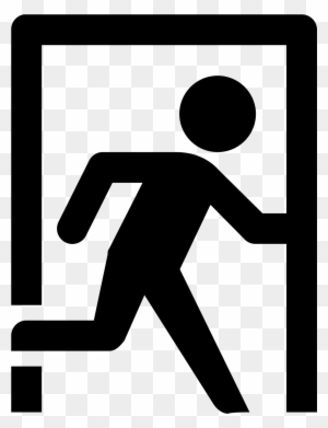 Exit Sign Icon - Exit Icon - Free Transparent PNG Clipart Images Download