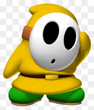 Shy Guy - Super Mario Bros Characters - Free Transparent PNG Clipart ...