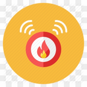 Fire Alarm Symbol Square Sticker - Circle - Free Transparent PNG ...