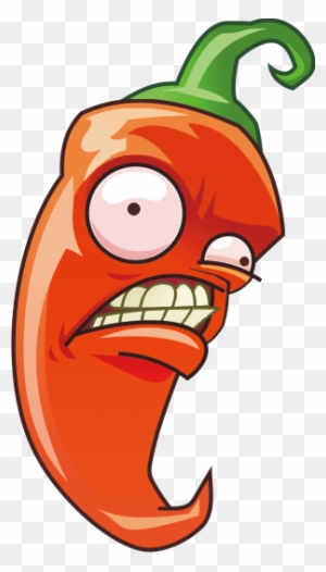 Cartoon Jalapeno - Plants Vs Zombies Personajes Plantas - Free ...