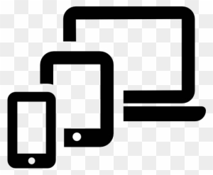 Phone Tablet And Laptop Vector - Laptop Icon Transparent Background ...