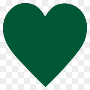 Custom - Small Dark Green Heart - Free Transparent PNG Clipart Images ...