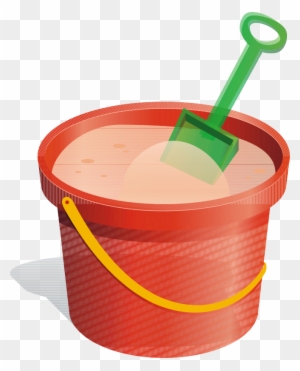 Bucket And Spade Sand Clip Art - Beach Bucket Clipart - Free ...