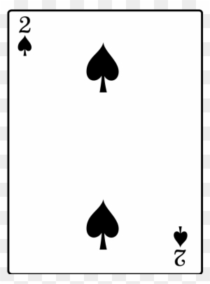 2 Of Spades Vector - Free Transparent PNG Clipart Images Download