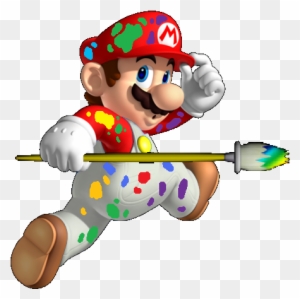 Paintbrush And Paint Clipart - Super Mario 3d Land - Free Transparent ...