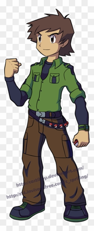 Male Pokemon Trainer By Cspriting - Wild West Cartoon Characters - Free ...