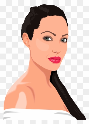 This Free Icons Png Design Of Angelina Jolie Portrait - Angelina Jolie ...