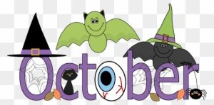 Decorations - Months Of The Year October - Free Transparent PNG Clipart ...
