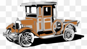 Vintage Car Ford Model T Drawing - Vintage Car - Free Transparent PNG ...