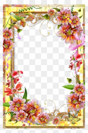 Free Border Designs For A4 Size Paper Flowers - A4 Size Page Border ...