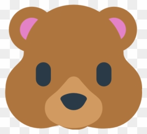 Bear Clipart Emoji - Bear Emoji Png - Free Transparent PNG Clipart ...