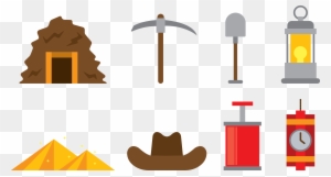 Gold Mining Euclidean Vector Gold Rush - Gold - Free Transparent PNG ...