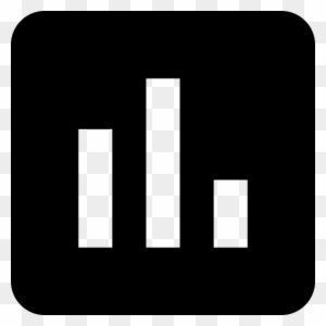 Poll Symbol On Black Square With Rounded Corners Free - Poll Icon ...