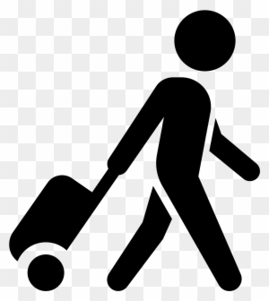 Person Icons Luggage - Traveling Icon - Free Transparent PNG Clipart ...