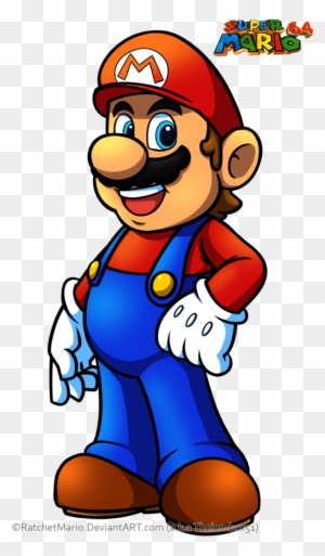 Mario - Super Mario 64 Render - Free Transparent PNG Clipart Images ...