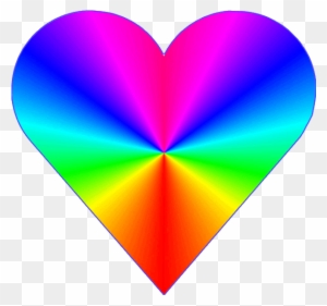 Rainbow Heart Clip Art Clipart Free Download - Different Colors Of ...