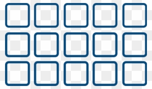 Grid Clipart Empty 100 Square - Transparent 1 Inch Grid - Free ...