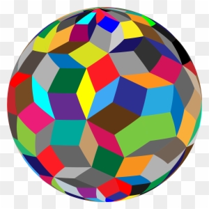 This Free Icons Png Design Of Colorful Geometric Sphere - Sphere ...
