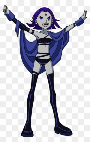 Raven By Jadisart On Deviantart - Jovens Titans - Free Transparent PNG ...