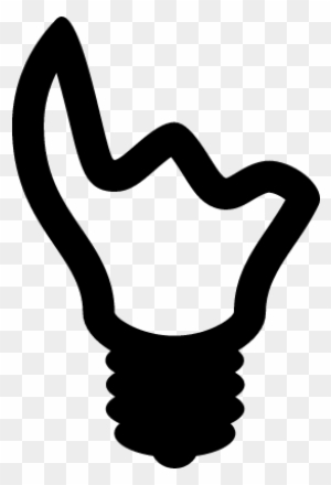 Broken Light Bulb Vector