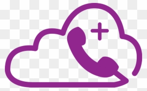 Cloud Telephony Icon - Free Transparent PNG Clipart Images Download