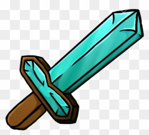 Minecraft Clipart Svg - Black And White Minecraft Sword Png - Free ...