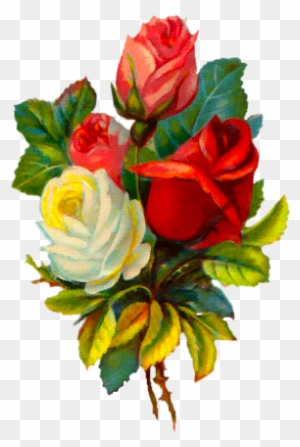 Animated Blue Roses - Garden Roses - Free Transparent PNG Clipart ...