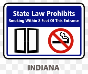 No Smoking Sign 8"x12" - No Smoking In Campus - Free Transparent PNG ...
