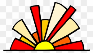 Medium Image - Clip Art Rising Sun - Free Transparent PNG Clipart ...