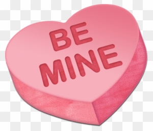 Valentine Candy Clipart - Valentines Day Be Mine - Free Transparent PNG ...