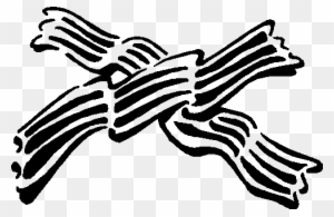 Black And White Bacon Drawing - Free Transparent PNG Clipart Images ...