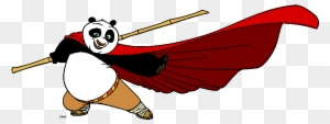 Po Wearing Cape - Kung Fu Panda 2 - Free Transparent PNG Clipart Images ...