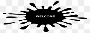 Ink Splash With Drops Brown Clip At Clker Vector Ink - Gota Tinta ...