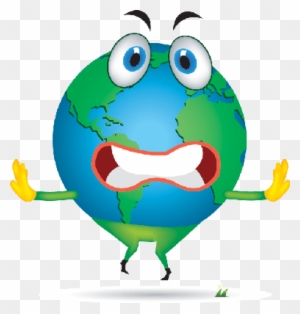 Cartoon - Cartoon Earth With Face - Free Transparent PNG Clipart Images ...