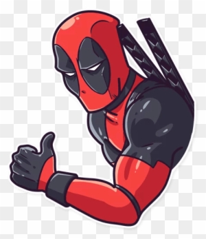 Deadpool Comic Sticker Pack - Deadpool Telegram - Free Transparent PNG ...